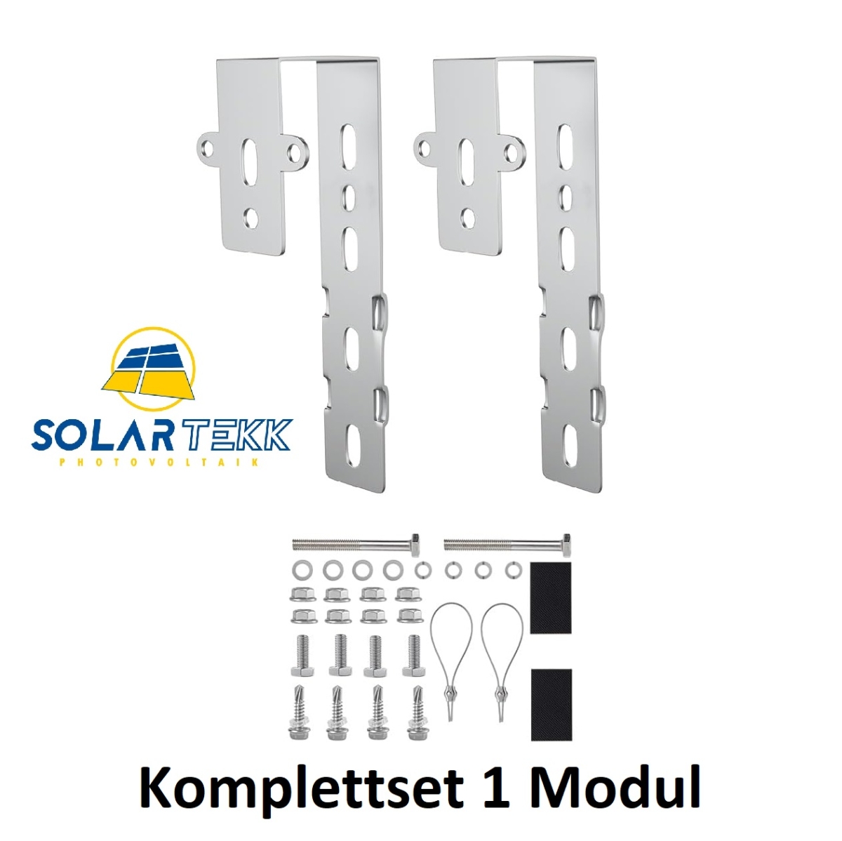 Solartekk Balkonkraftwerk Halterung Komplettset 1 Modul, 48,90